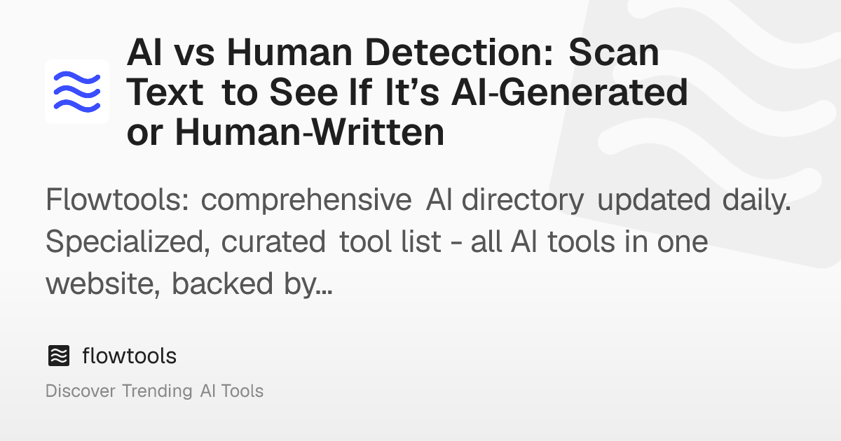 AI vs Human Detection: Scan Text to See If It’s AI‑Generated or Human ...